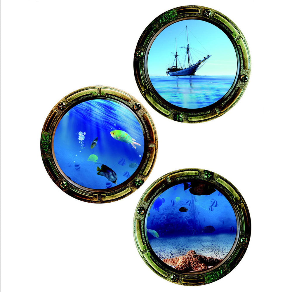 Sticker Porthole • Wallpaper Carpet